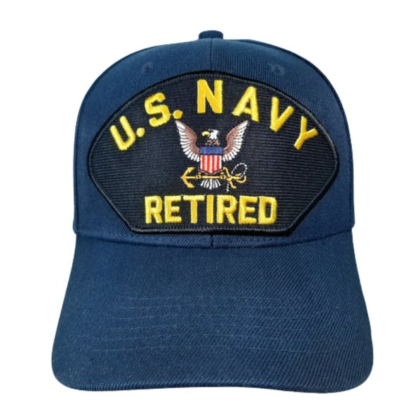 thepatriotspride.com | Accessories | Us Navy Retired Embroidered Patch ...